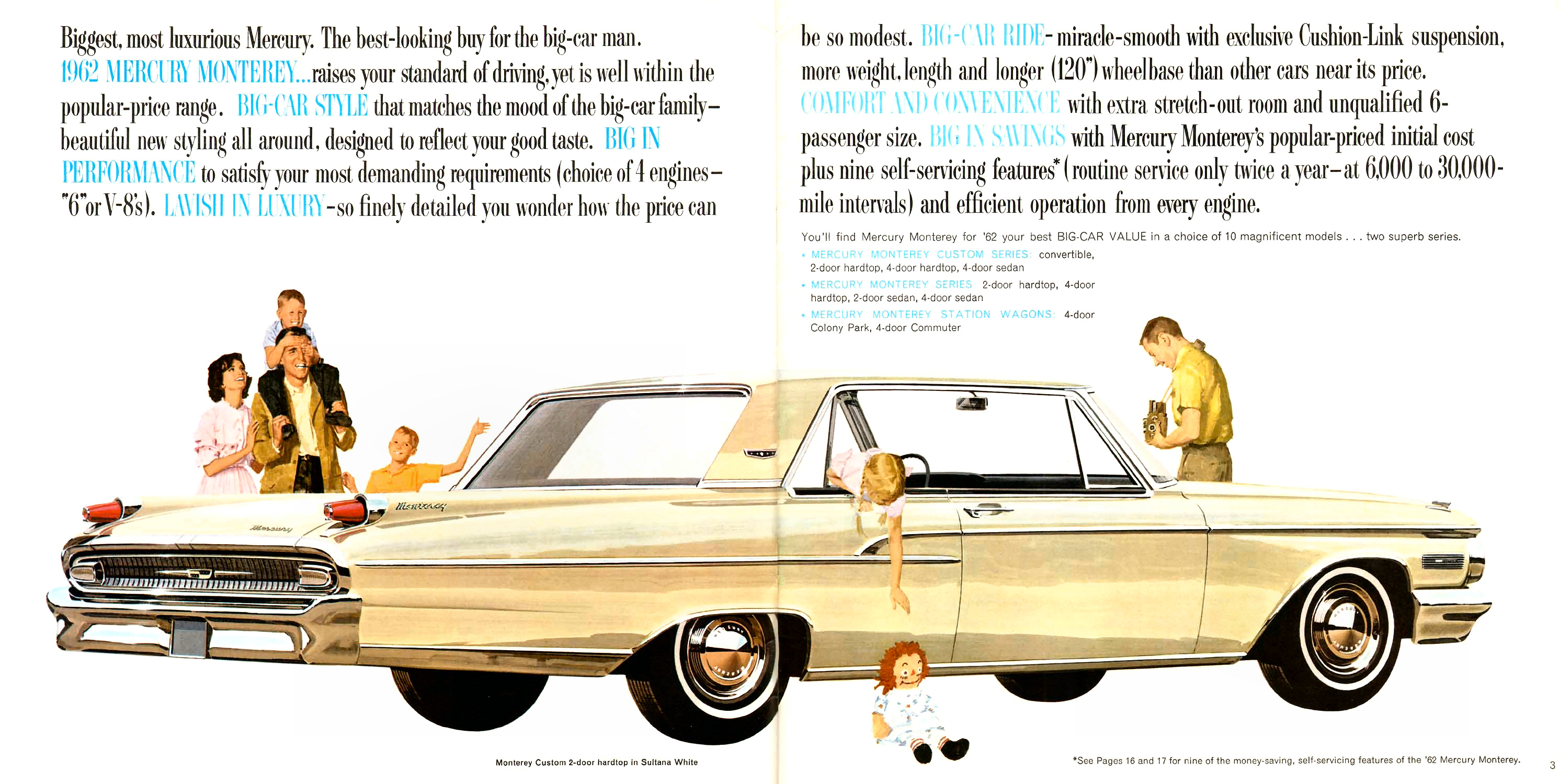 1962 Mercury Monterey Brochure